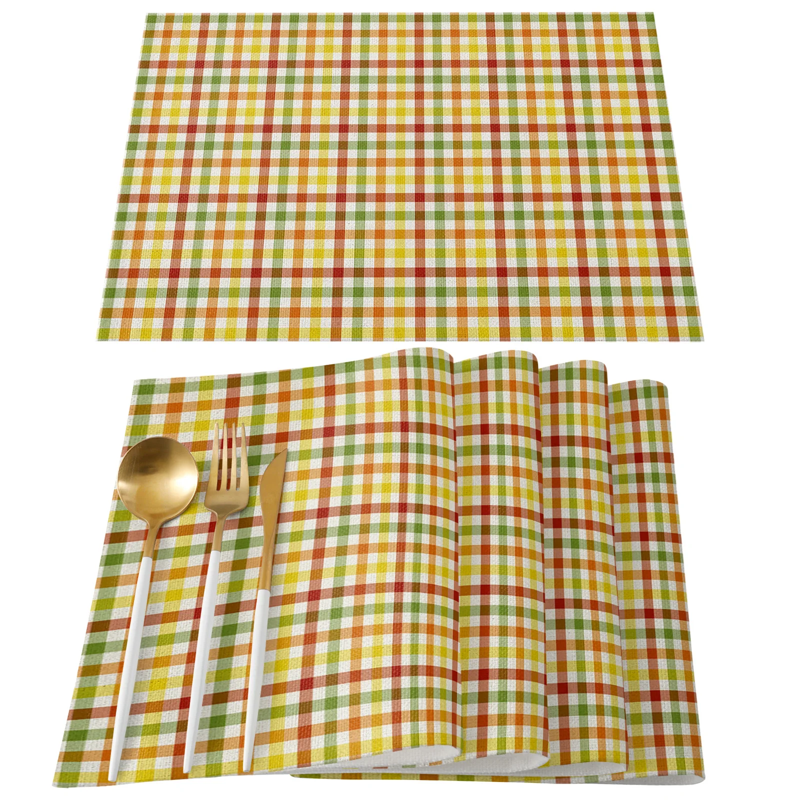 Napperons de Cuisine - Pingouin de Noël - Lot de 4 - 30x45 cm - Rectangulaire - Lavable ...