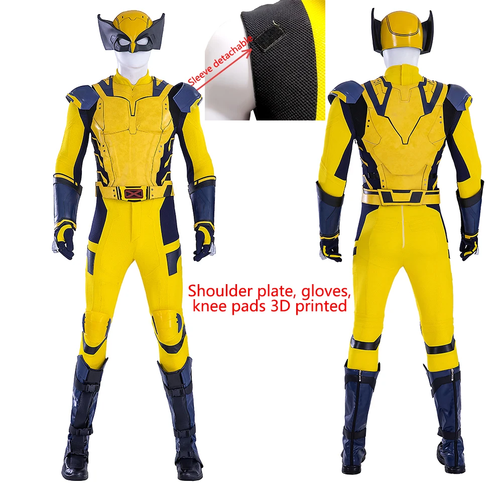 3-Wolverine-Suit-Adult-Men-Cosplay-Costume-Yellow-Jumpsuit-And-Claws ...