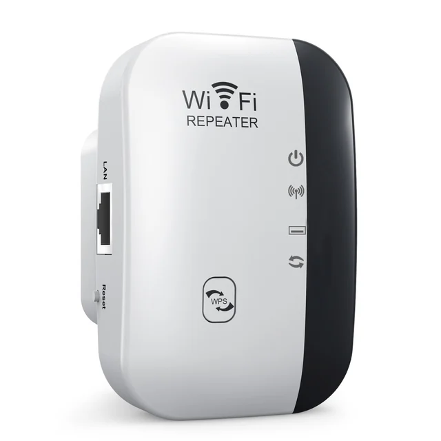 Wireless WiFi Repeater 300Mbps WiFi Extender Amplifier Booster Router ...