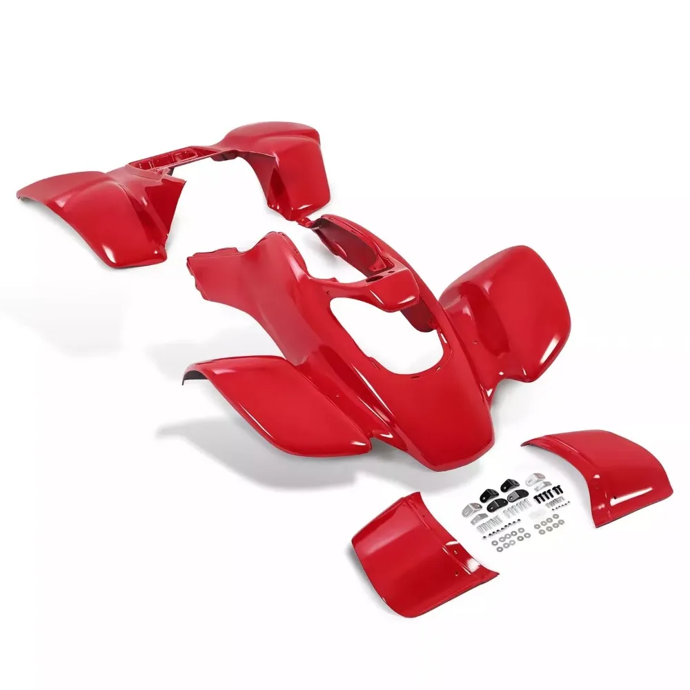 TRX 400EX TRX400EX 1999-2004 Red ABS Front + Rear Fenders #11743-12 ...