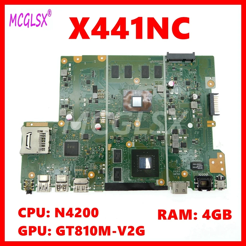 X441NC Laptop Motherboard For Asus X441N X441NA X441NC F441N Notebook ...