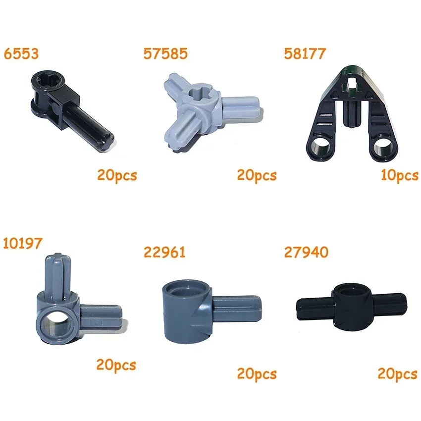 Technical Part MOC Axle Bushing Shaft Hole Connector Peg Cross Building ...