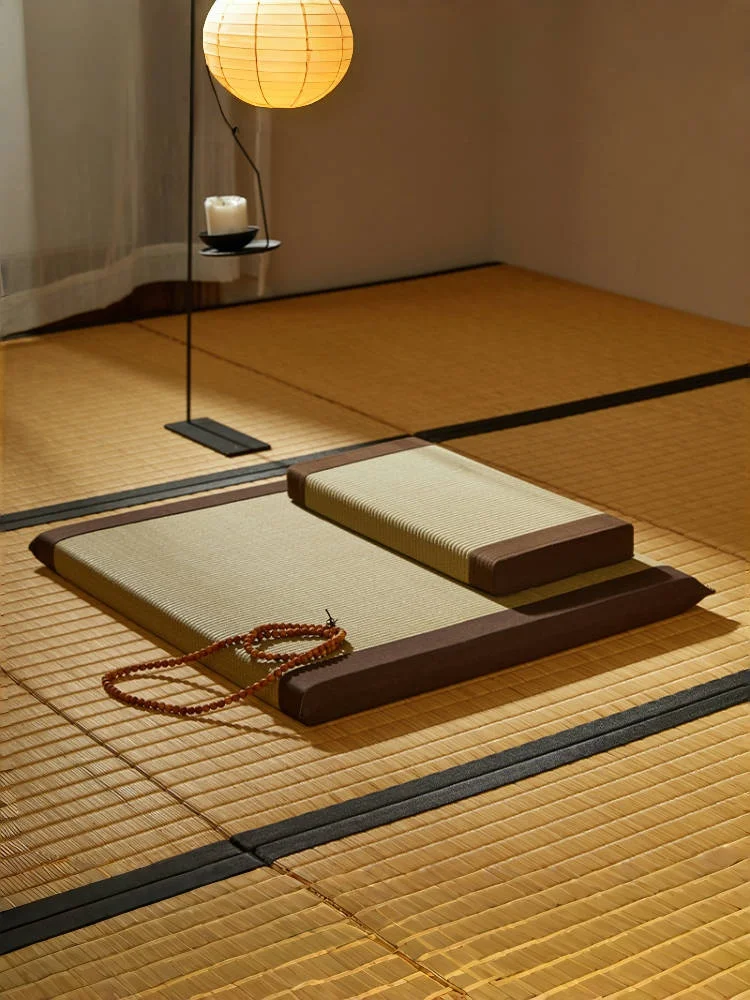 Tatami Zafu and Zabuton Meditation Cushion Set - Yoga, Meditation Seat ...