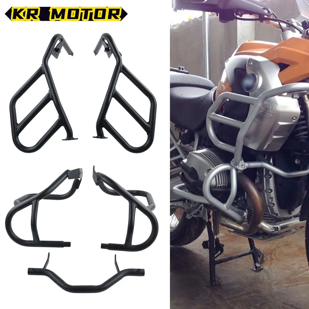 Motorcycle-R-1200-GS-Upper-Lower-Engine-Guard-Crash-Bar-Bumper-Stunt ...