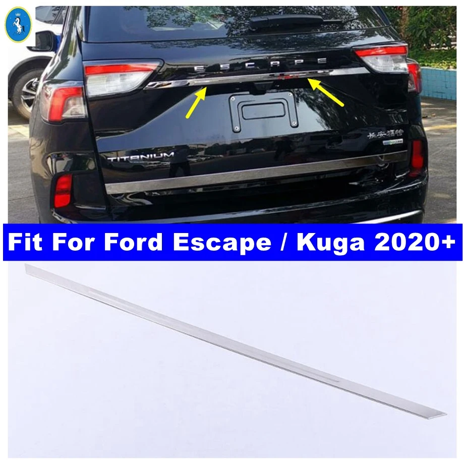 Rear Boot Door Trunk Lid Cover Trim Tailgate Garnish Decor Fit For Ford ...