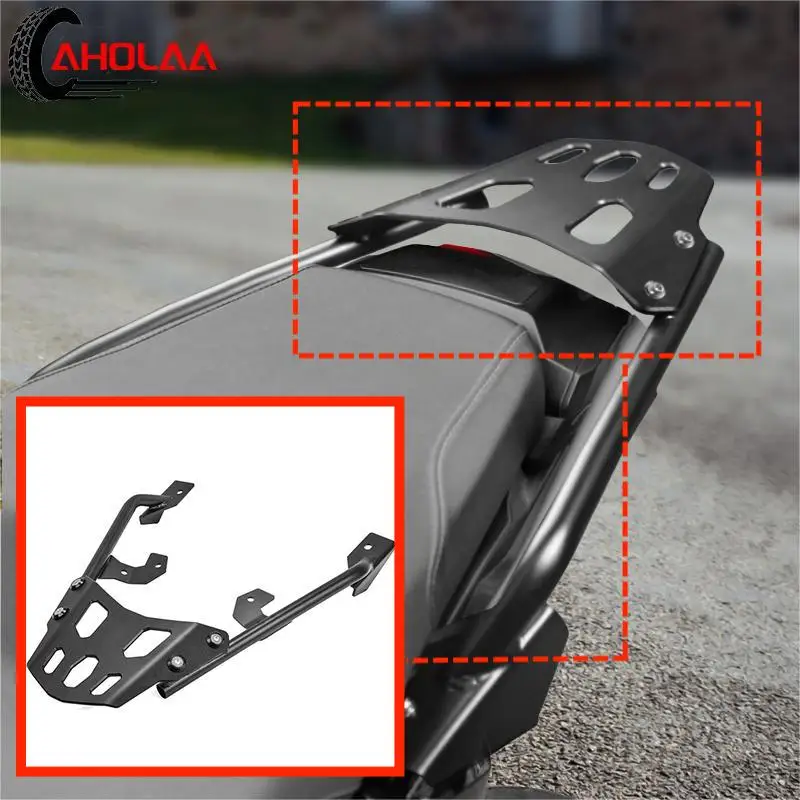 Motorcycle Rear Luggage Rack Carrier Case Support Holder Bracket Cargo ...