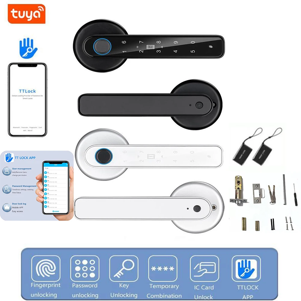 Tuya-TTLOCK-APP-Control-Door-Lock-Smart-Home-Biometric-Fingerprint-Lock ...