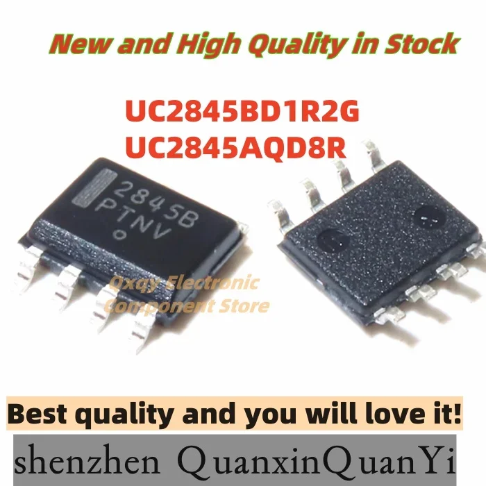 10PCS-NEW-UC2845BD1R2G-2845B-UC2845AQD8R-2845AQ-SOIC-8-Switching-Power ...