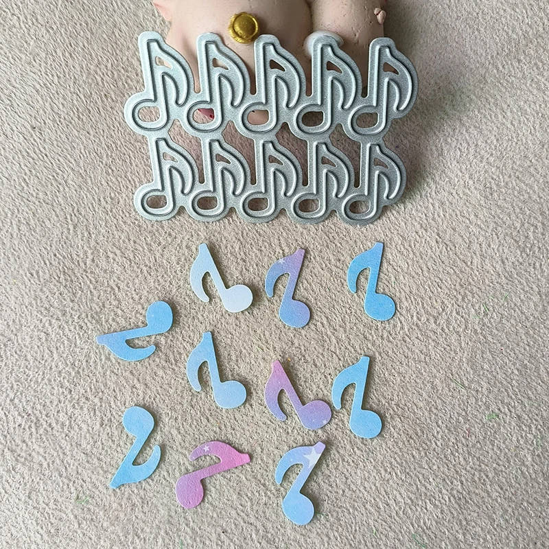 New-10-Pcs-Musical-notes-metal-cutting-die-mould-scrapbook-decoration ...
