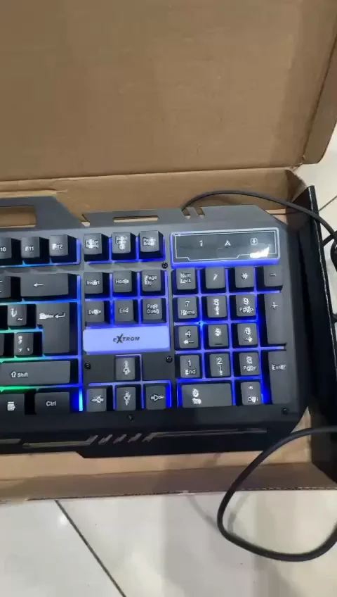 RGB Gmaing keyboard extron KB 901 RGB Semi-Mechanical Feeling Gaming ...