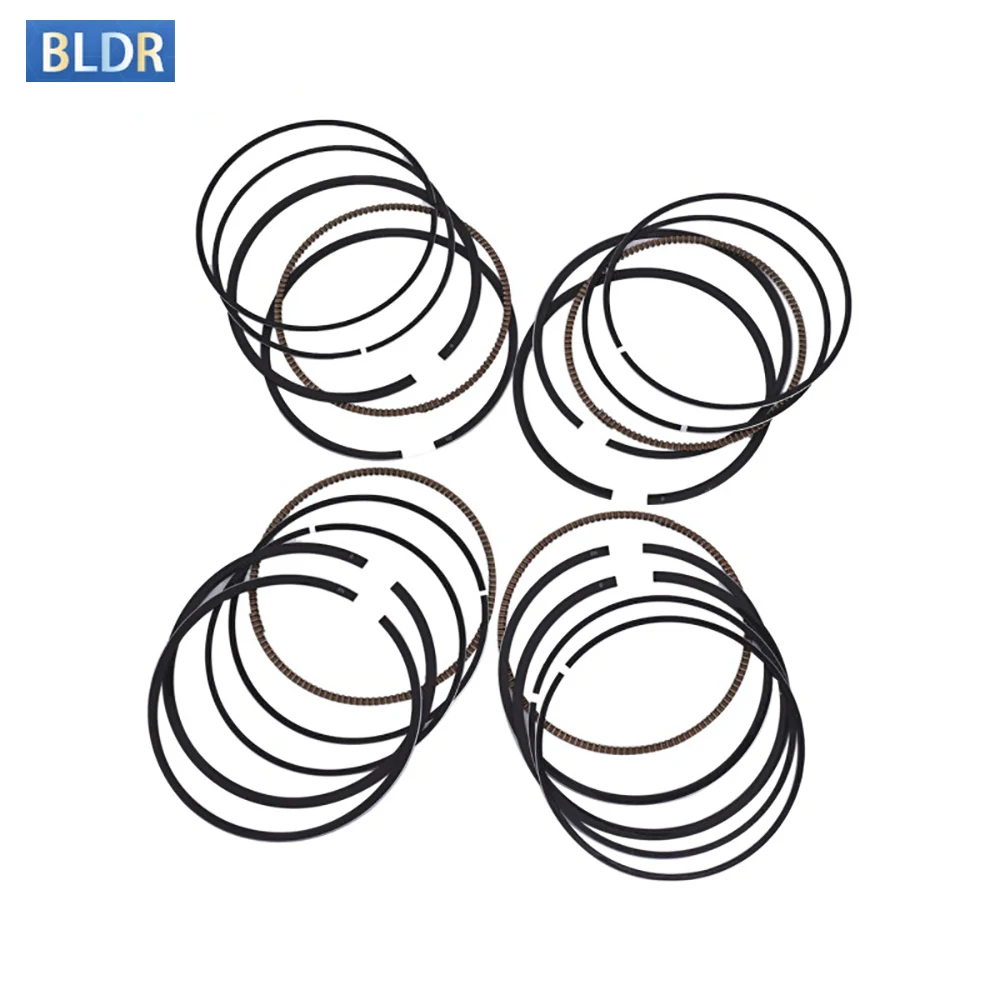 70mm 250cc Motorcycle Engine 1 Cylinder Piston Rings Kit For Honda Kw3 ...