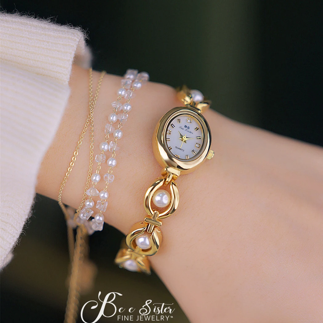 Relojes-de-marca-Original-para-mujer-pulsera-de-perlas-a-la-moda-reloj ...