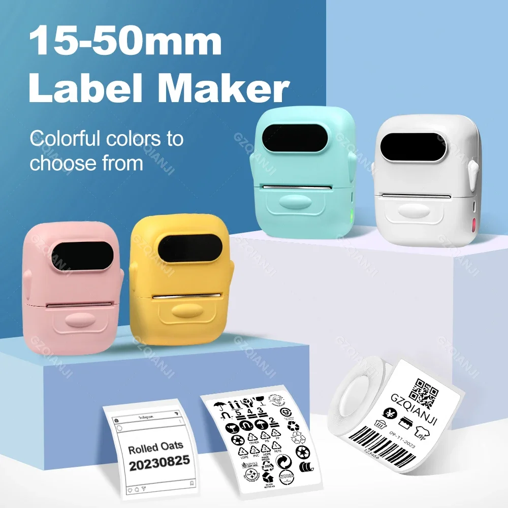 Marklife-P50-Portable-Thermal-Label-Printer-Bluetooth-Barcode-Sticker ...