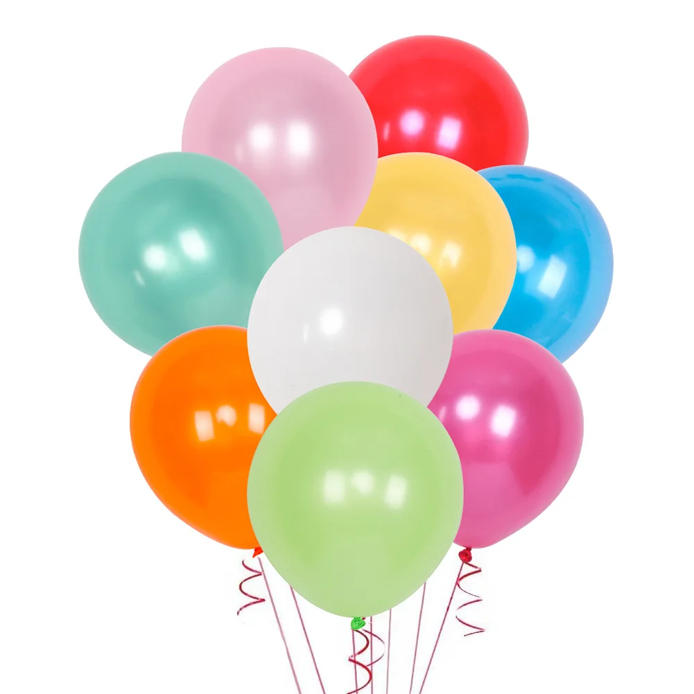 10Inch-50-100Pcs-Colorful-Balloons-Pearl-Latex-Balloon-Happy-Birthday ...