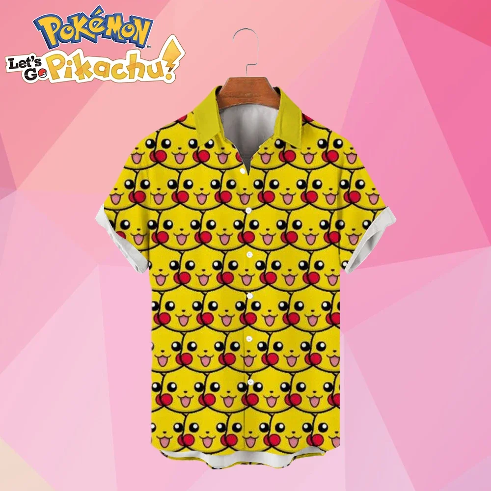 Camisas-de-Pok-mon-para-hombre-ropa-de-calle-con-estampado-HD-de ...