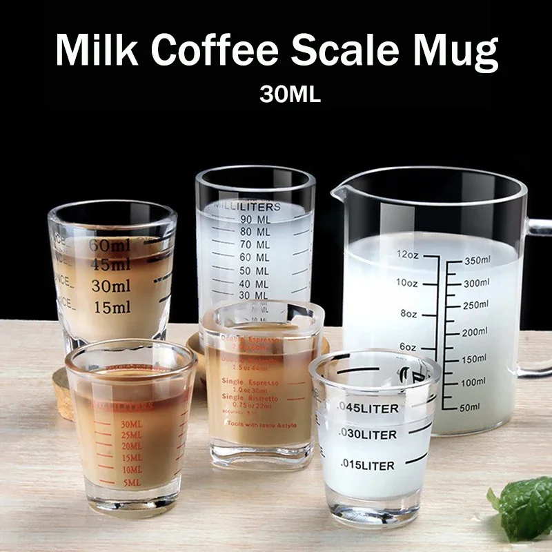 30ML-Shot-Glass-Measuring-Cup-Thickened-Coffee-Cups-With-Scale-Milk-Mug ...