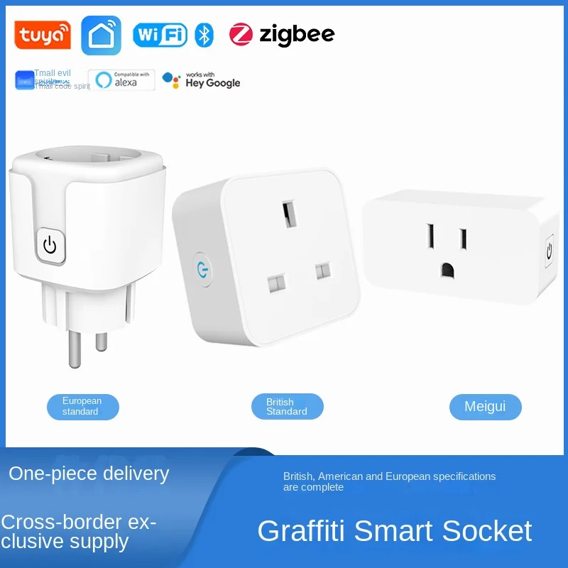 Tuya-WiFi-Smart-Socket-US-EU-UK-Standard-10A-16A-Smart-Plug-APP-Remote ...