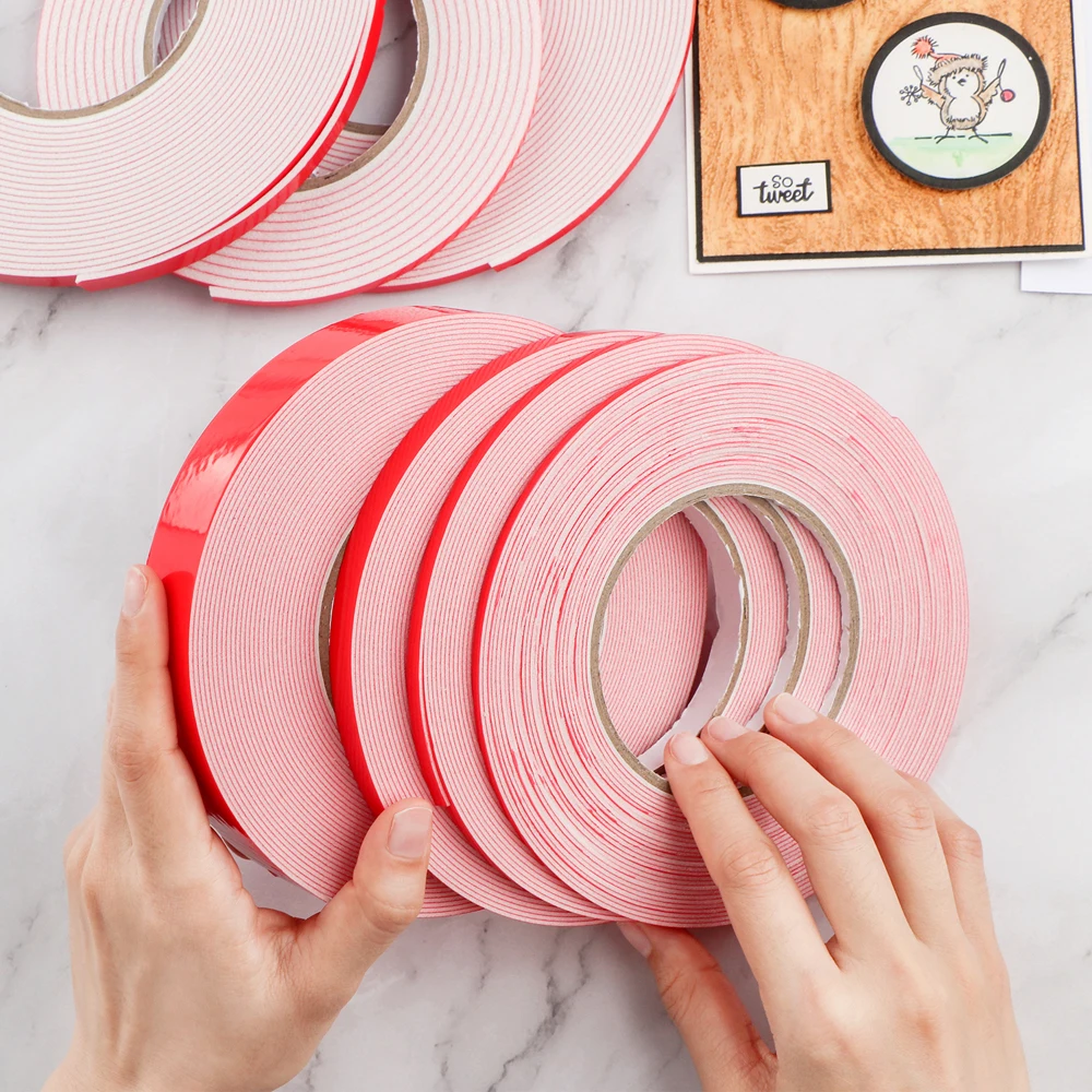 5/10M Double Sided Adhesive Foam Roll Stciky 3D Foam Tape for Shaker ...