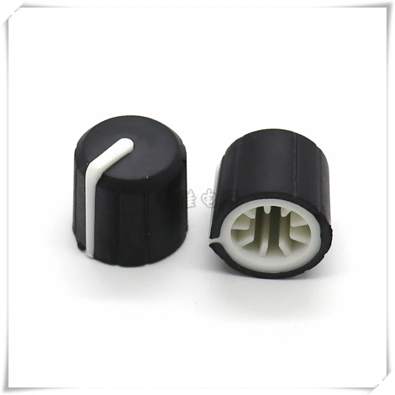 10-Piece-Soft-Rubber-Knob-Cap-Diameter-15mm-Height-14mm-Potentiometer ...