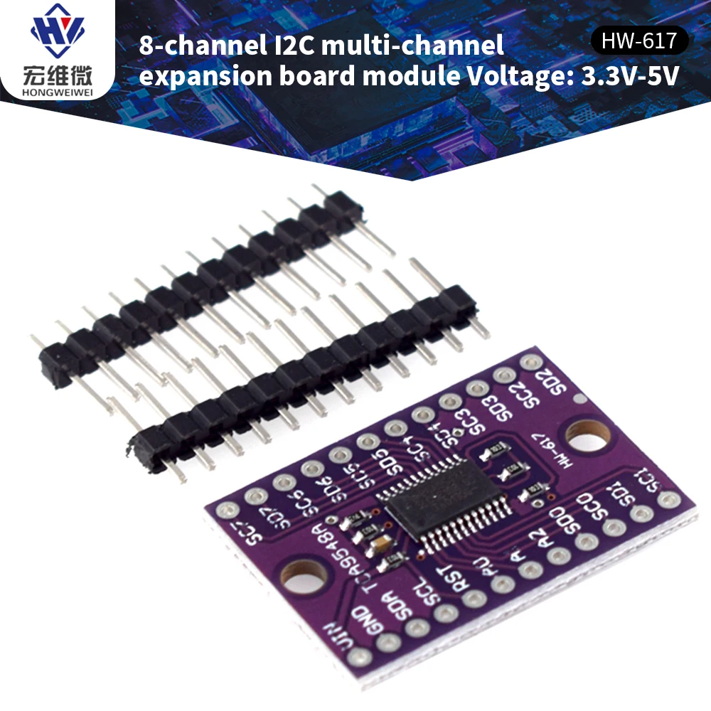 TCA9548A-1-To-8-I2C-8-channel-IIC-Multi-channel-Multiplexer-Breakout-Module-for-Arduino ...