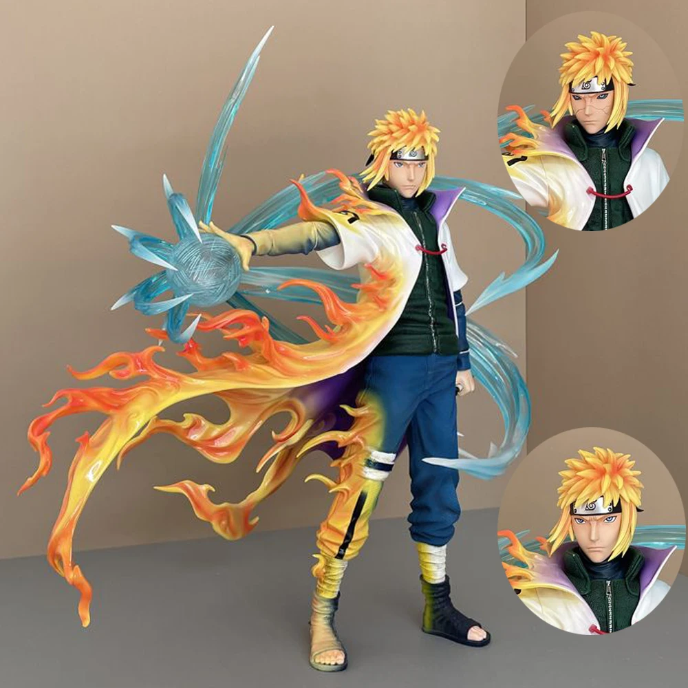 Naruto figuras namikaze minato gamabunta 26cm anime japonês pvc figura ...