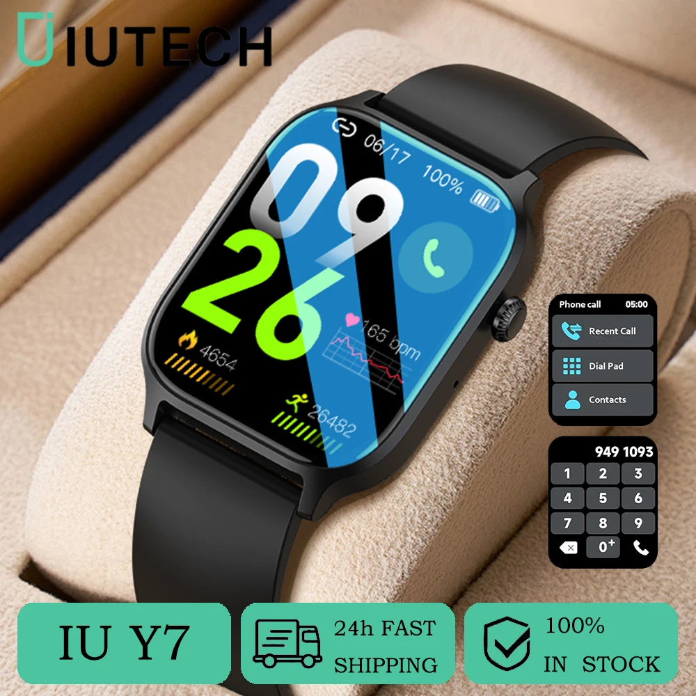 IUTECH-Y7-Rel-gio-inteligente-para-homens-e-mulheres-Smartwatch-1-85 ...