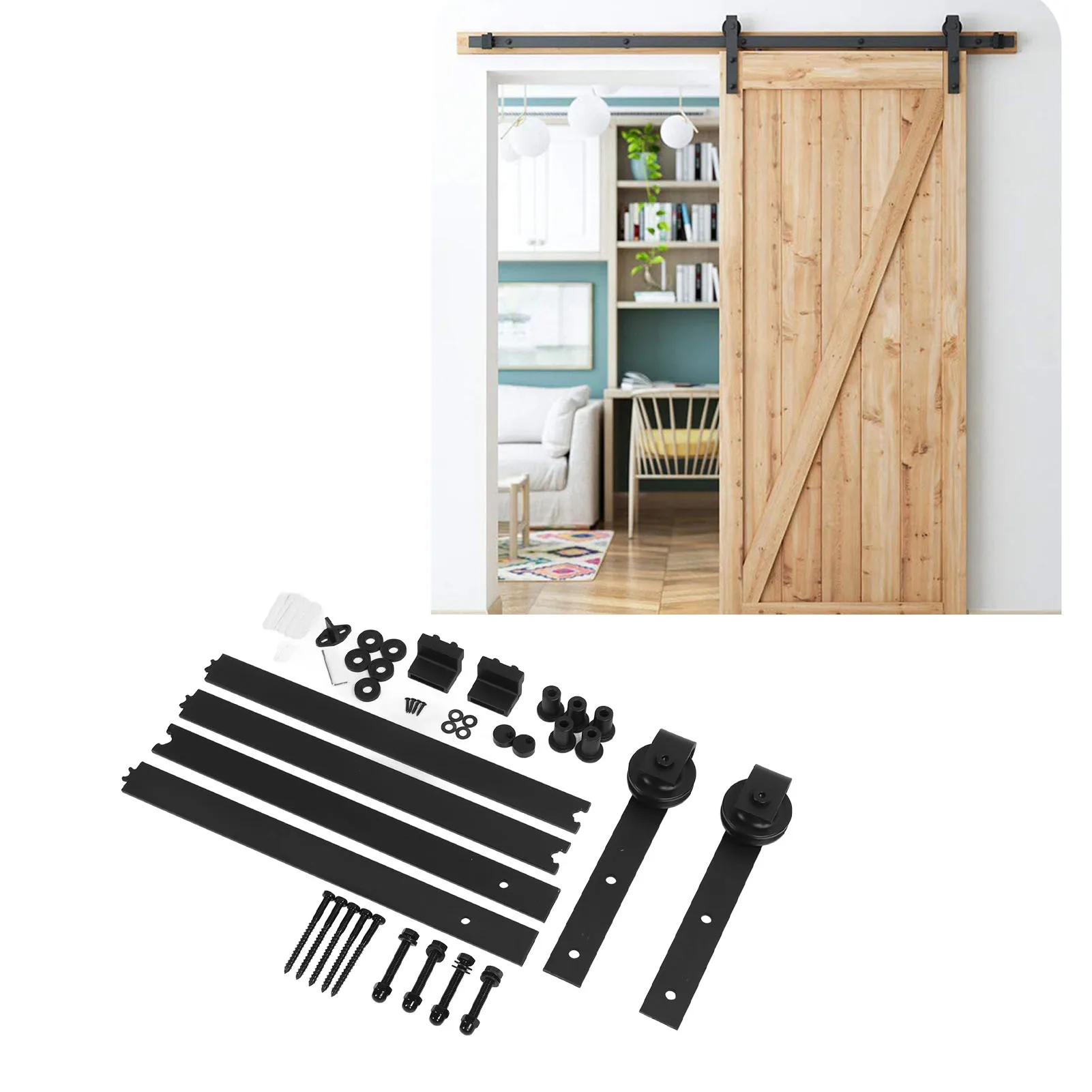 2.3M Sliding Door Track Modern Wear Resistant Single Stable Opening ...