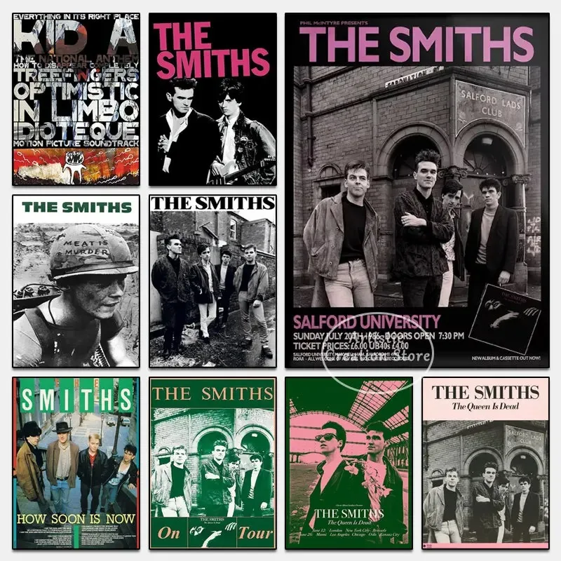 The-Smiths-Rock-Band-Poster-Wall-Art-Print-Canvas-Painting-Singer-Music ...