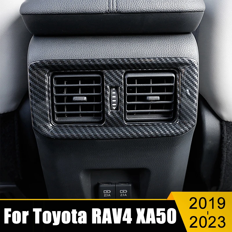 Stainless-Car-Rear-Air-Conditioning-Vent-Outlet-Trims-Cover-Stickers ...