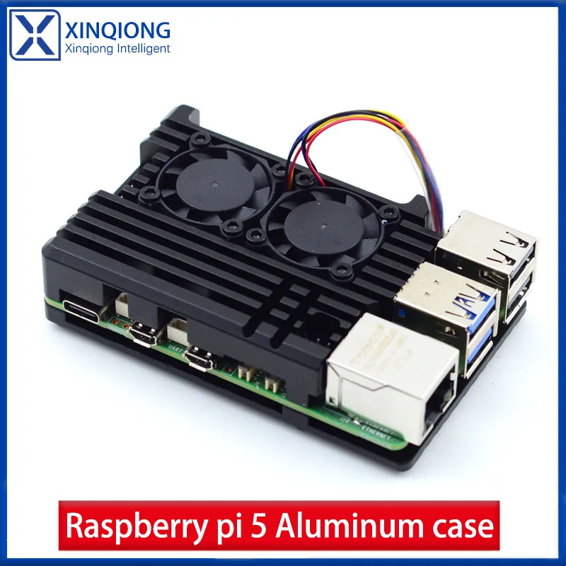 Raspberry-pi-5-Metal-Protective-Cover-Case-Aluminum-Alloy-Heatsink ...