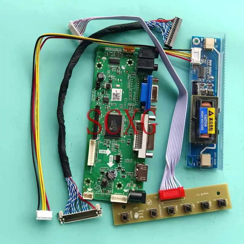 LP154WU2 LTN154CT02 노트북 모니터 화면 컨트롤러 보드 LVDS 30 핀 15.4 "DIY 키트, 1920*1200 2CCFL HDMI 호환 VGA DVI ...