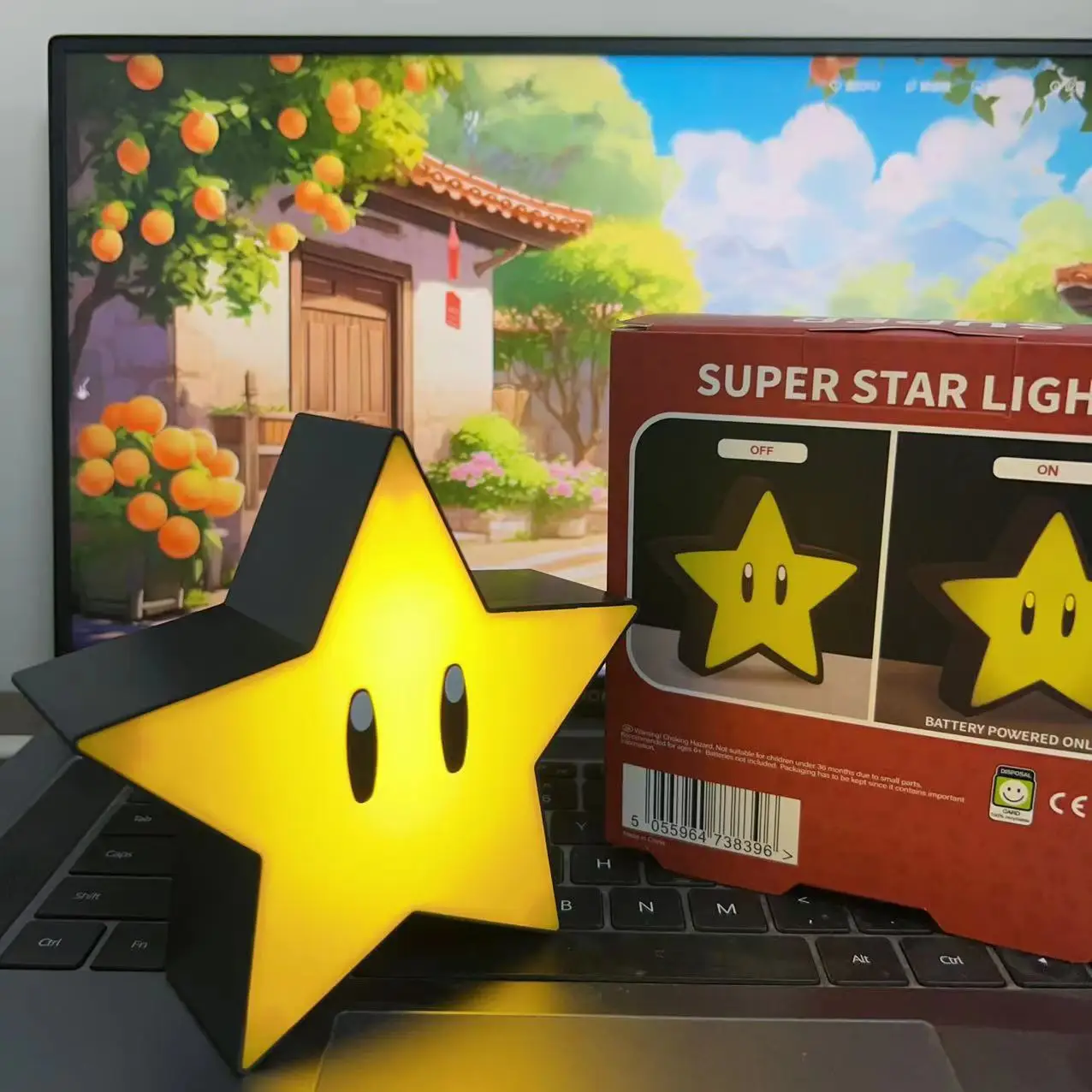 Super-Mario-Star-Night-Light-with-Music-Anime-Cartoon-Game-Children ...