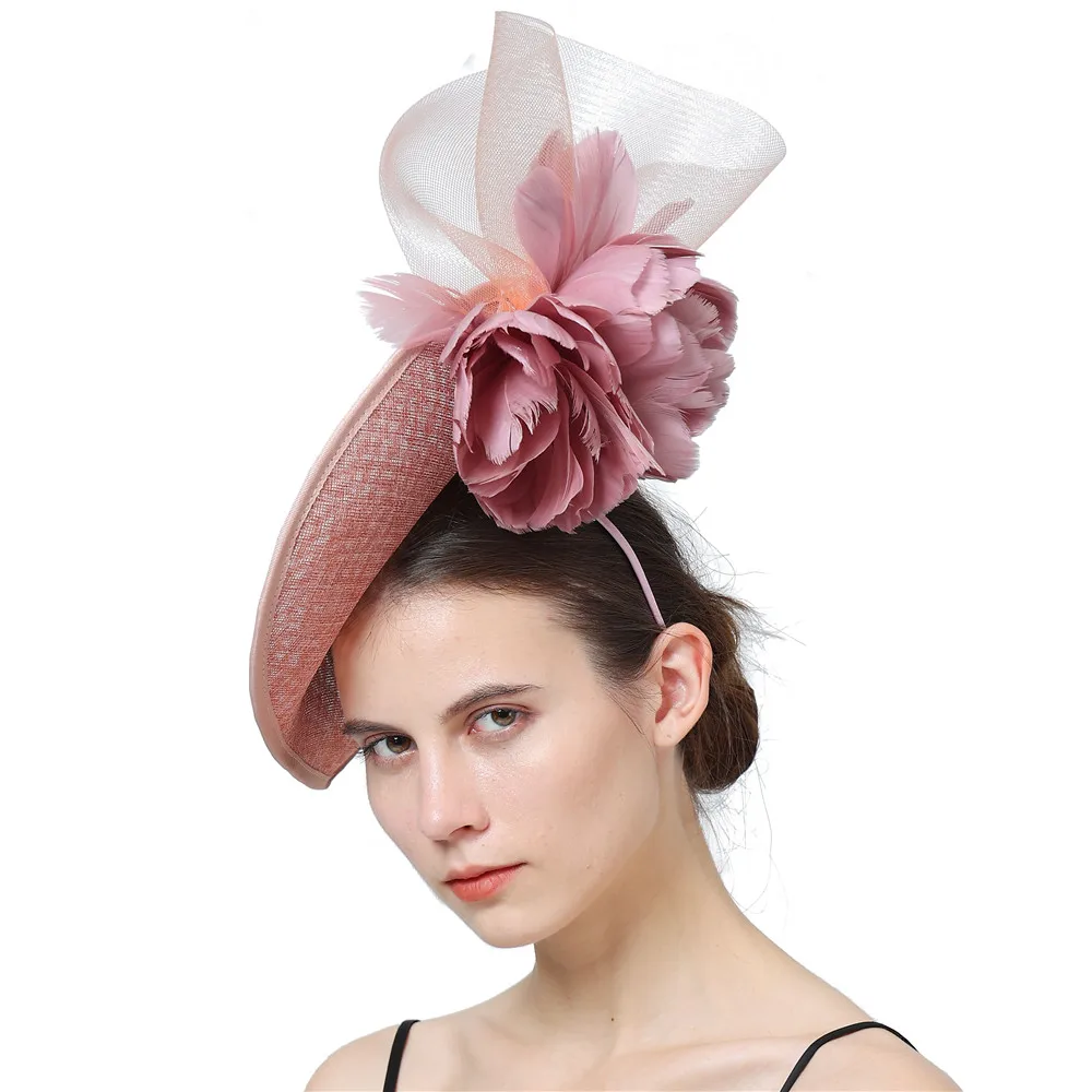 Hair Fascinators Hats Blue | Blue Wedding Fascinator Hat | Blue White ...