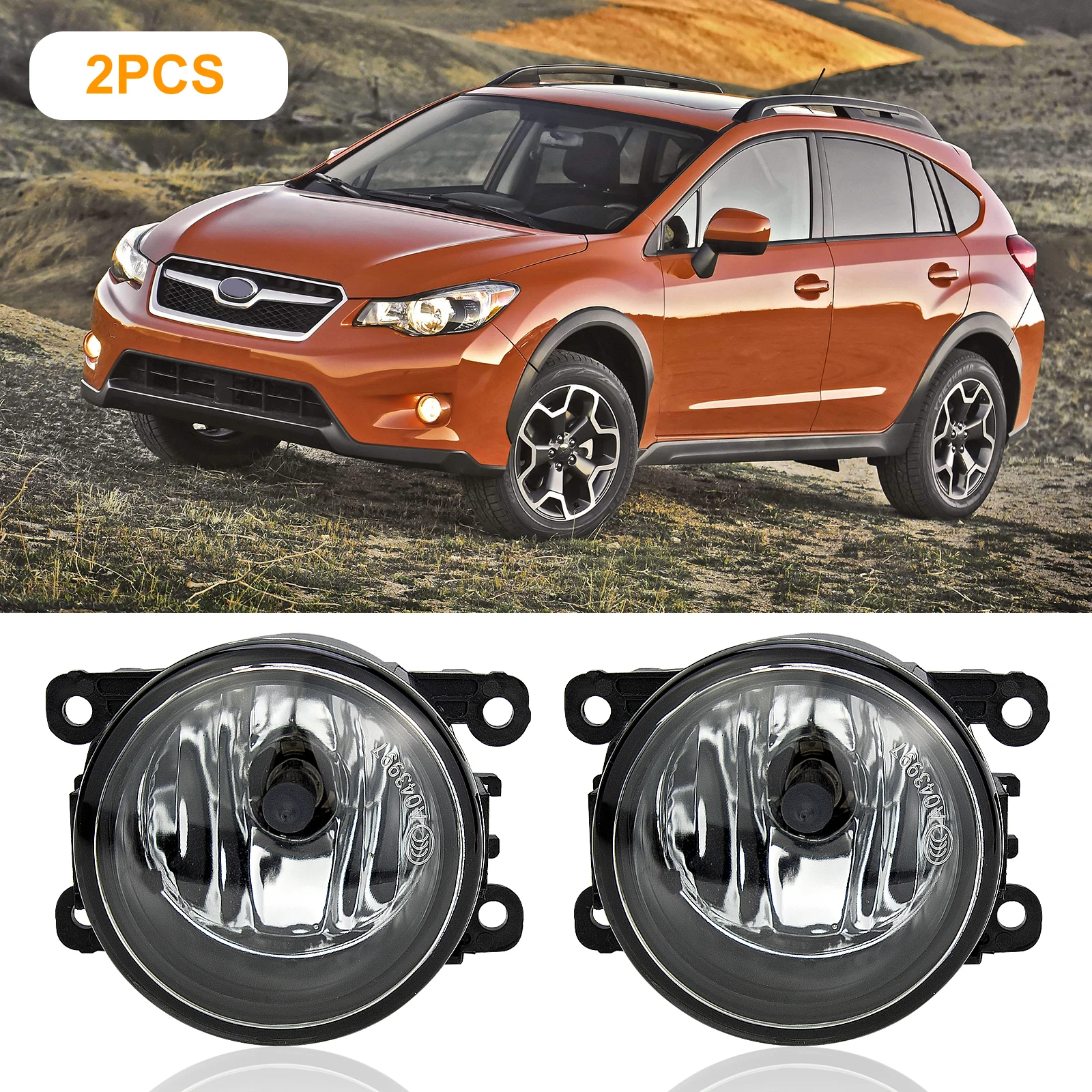 2014 Subaru Crosstrek Headlights 2pc LED Fog Light Kit For Subaru ...