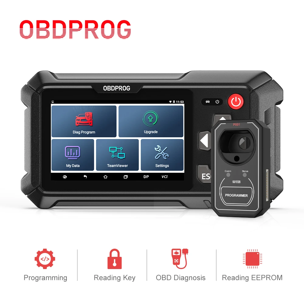 OBDPROG-501-IMMO-Key-Programming-EEPROM-Chip-Read-Erase-Key-Immobilizer-Pin-Code-for-Car ...