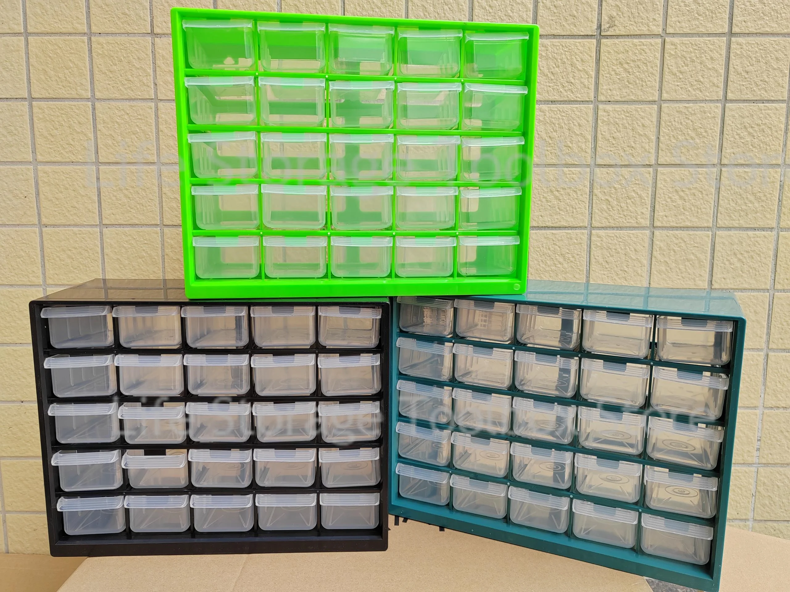 25-Multi-grid-Drawer-Parts-Box-Wall-mounted-Screw-Organizer-Workshop ...