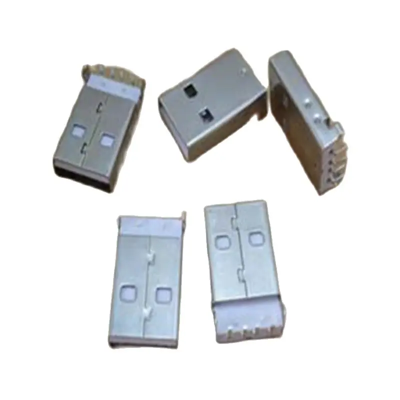 USB male connector straight plug usb socket usb A male 90 degree angled ...