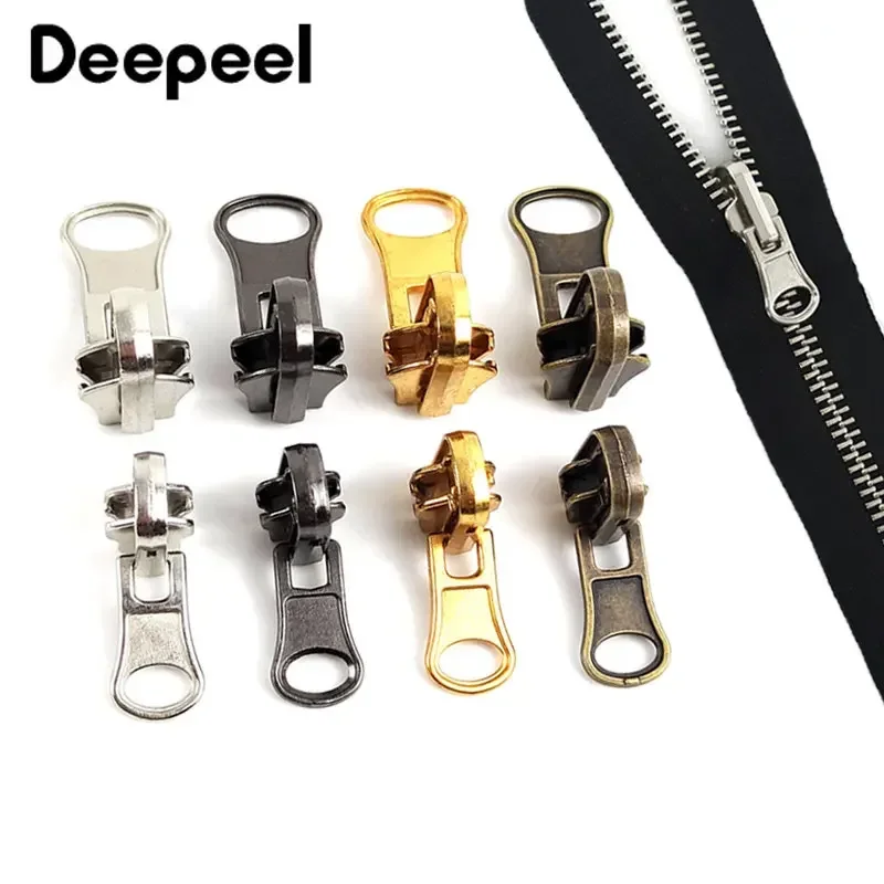 5-10Pcs-3-5-8-Zipper-Head-Double-Sided-Zip-Slider-for-Metal-Zippers ...