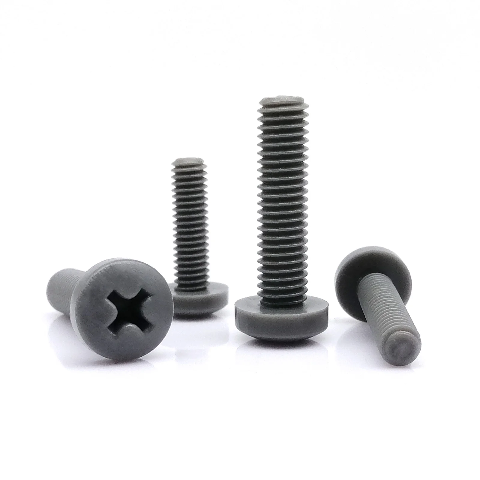 5/10pc M3 M4 M5 M6 M8 M10 GB818 Insulated Accuracy Precision PVC Nylon Plastic Cross Recessed ...