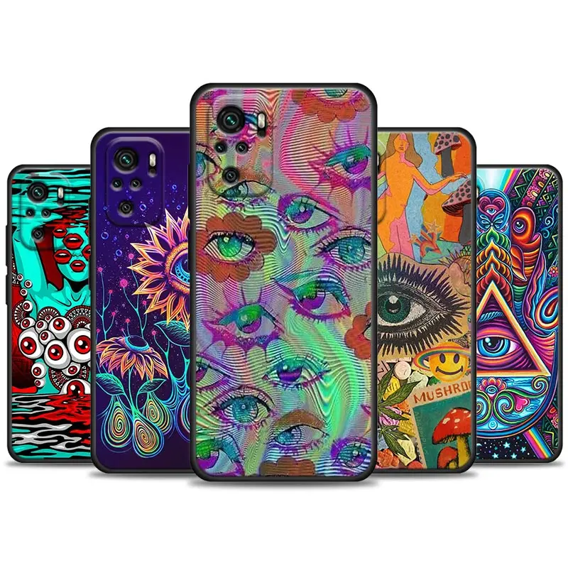 Trippy Psychedelic Xiaomi Redmi Note 11 10 9 8 Pro 9S 8A 10S Redmi Note 8Pro AliExpress