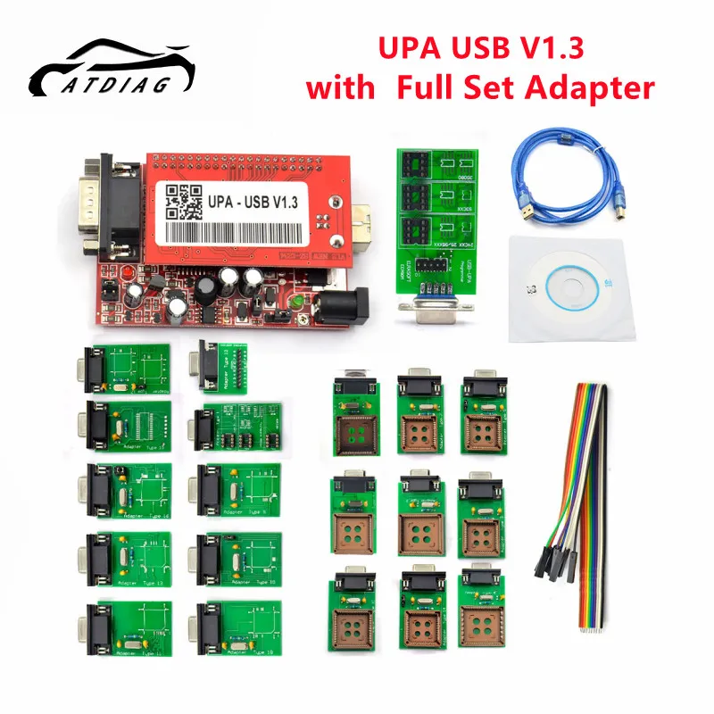 UPA Usb Programmer Diagnostic-tool ECU Programmer UPA USB V1.3 With Full Adapter UPA Chip Tuning ...