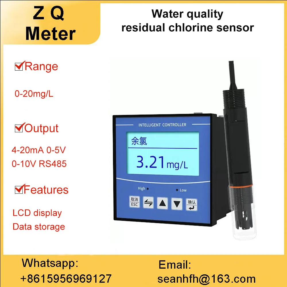 Industrial-online-residual-chlorine-detector-hospital-waste-water ...