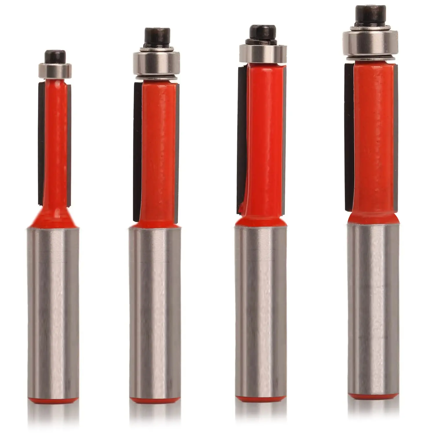 4Pcs-Flush-Trim-Router-Bits-1-2-Inch-1-4-Shank-Flush-Trim-Bit-for ...