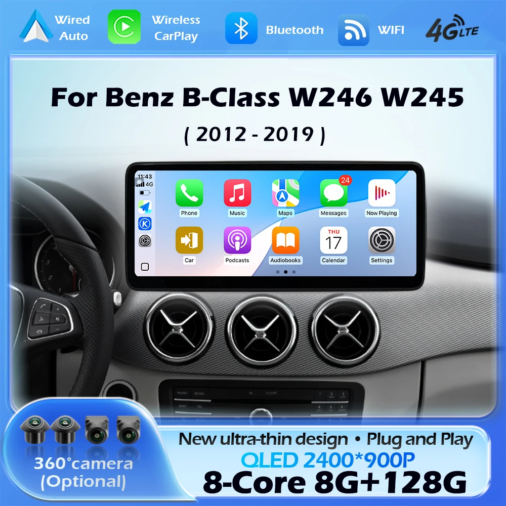 Wireless CarPlay For Mercedes Benz B-class W246 W245 2012 - 2019 Car ...