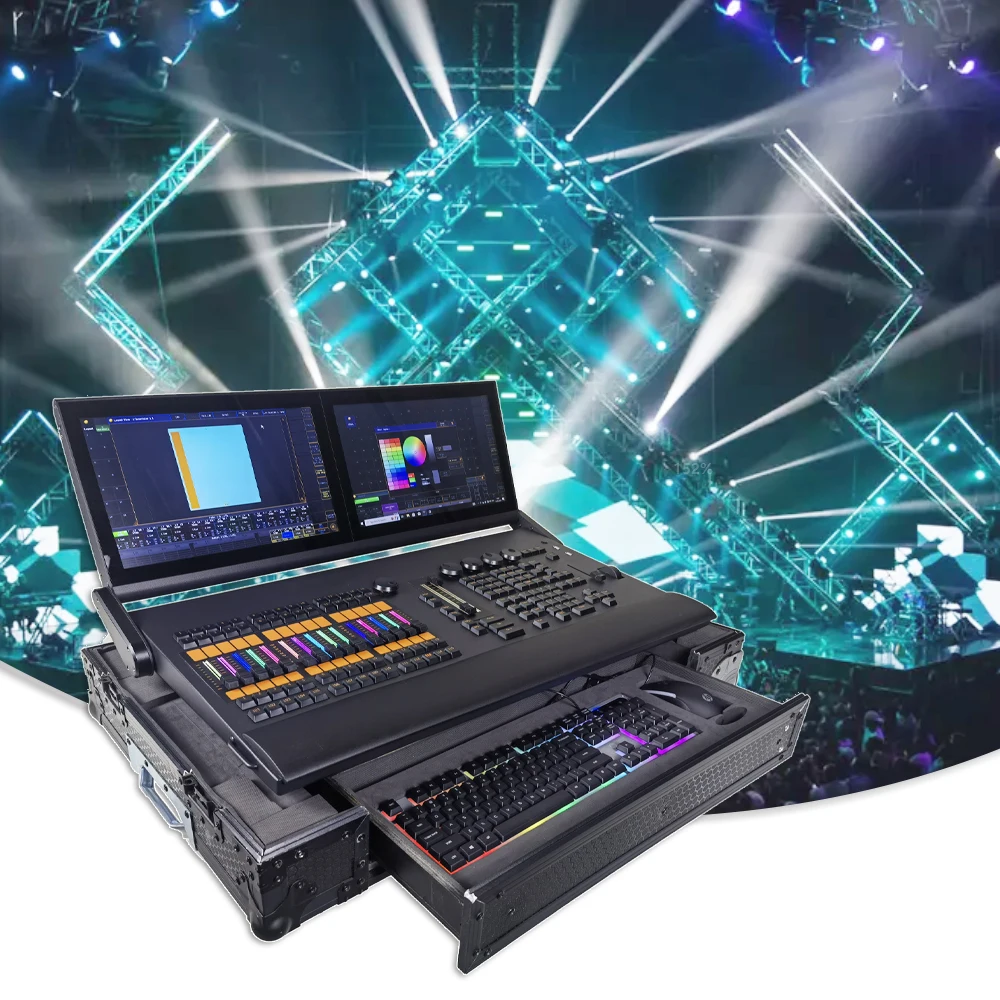 MA-2-Command-Wing-Touch-Screen-Ilumina-o-de-Palco-Controlador-DMX512 ...