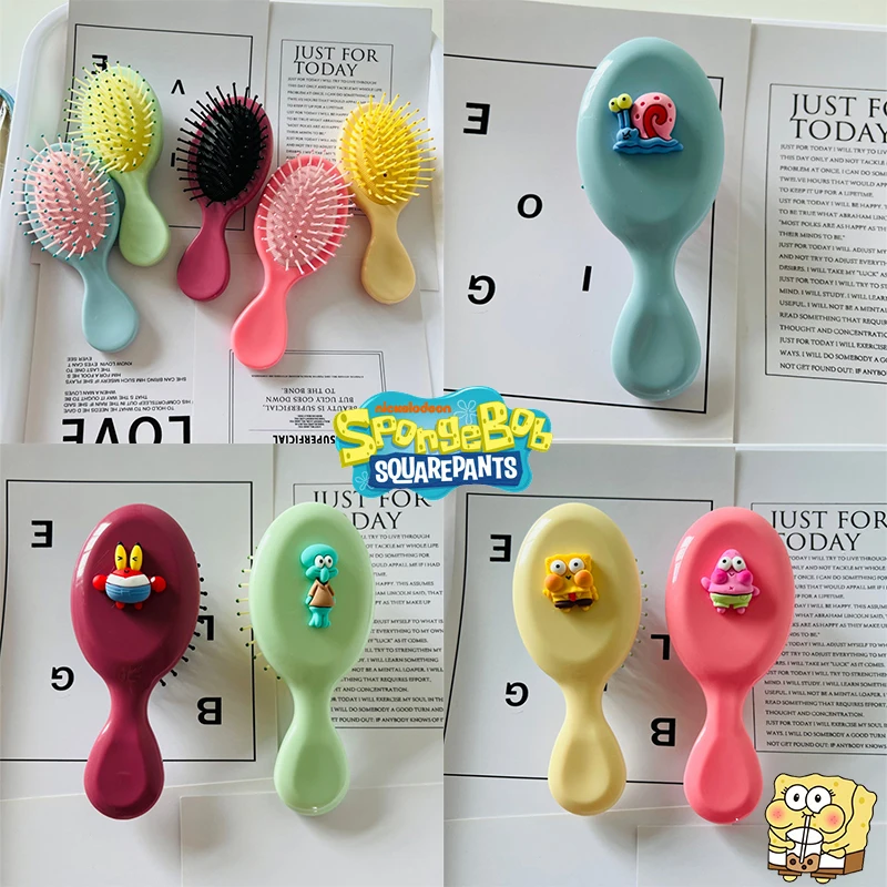 SpongeBob Patrick Star Scalp Massage Comb Mini Hair Brushes, 54% OFF