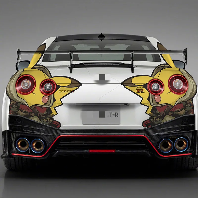 New-Car-Stickers-Vinyl-Tail-Lights-Anime-Cartoon-Car-Films-FOR-Nissan ...