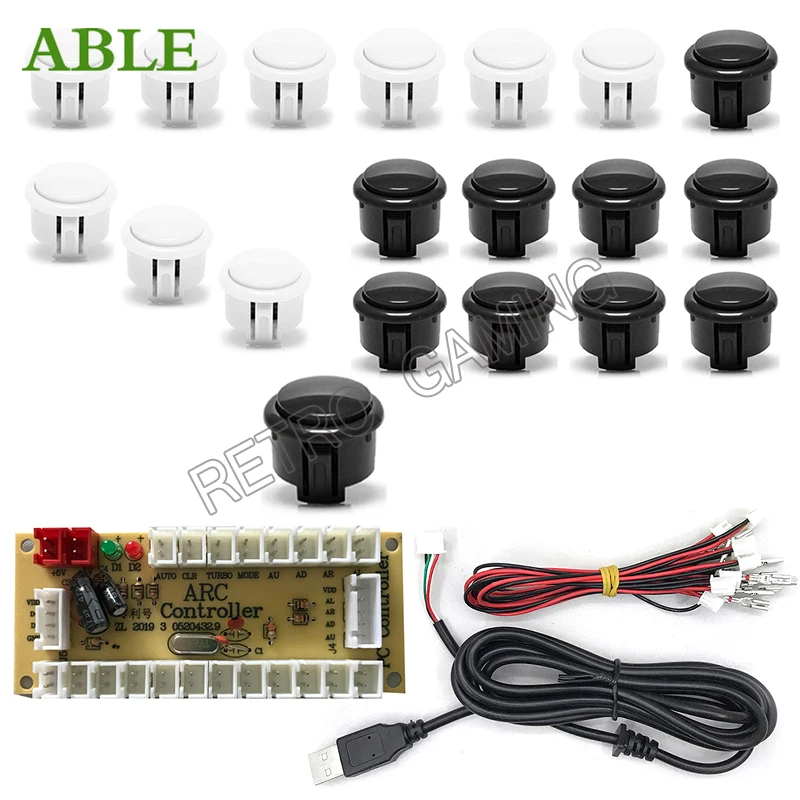 Hitbox-Zero Delay Arcade Game Kits, DIY, PC, Raspberry Pi, Mame, Jogos de Luta, Botão Todos Set ...