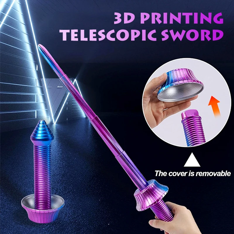 3D-Print-Retractable-Sword-Foldable-Retractable-Magic-Sword-Creative ...
