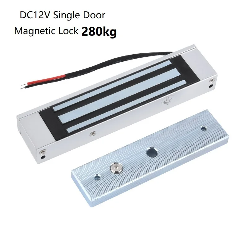 Magnet Door Lock Electronic 12V 280KG/600lbs Holding Force Access ...